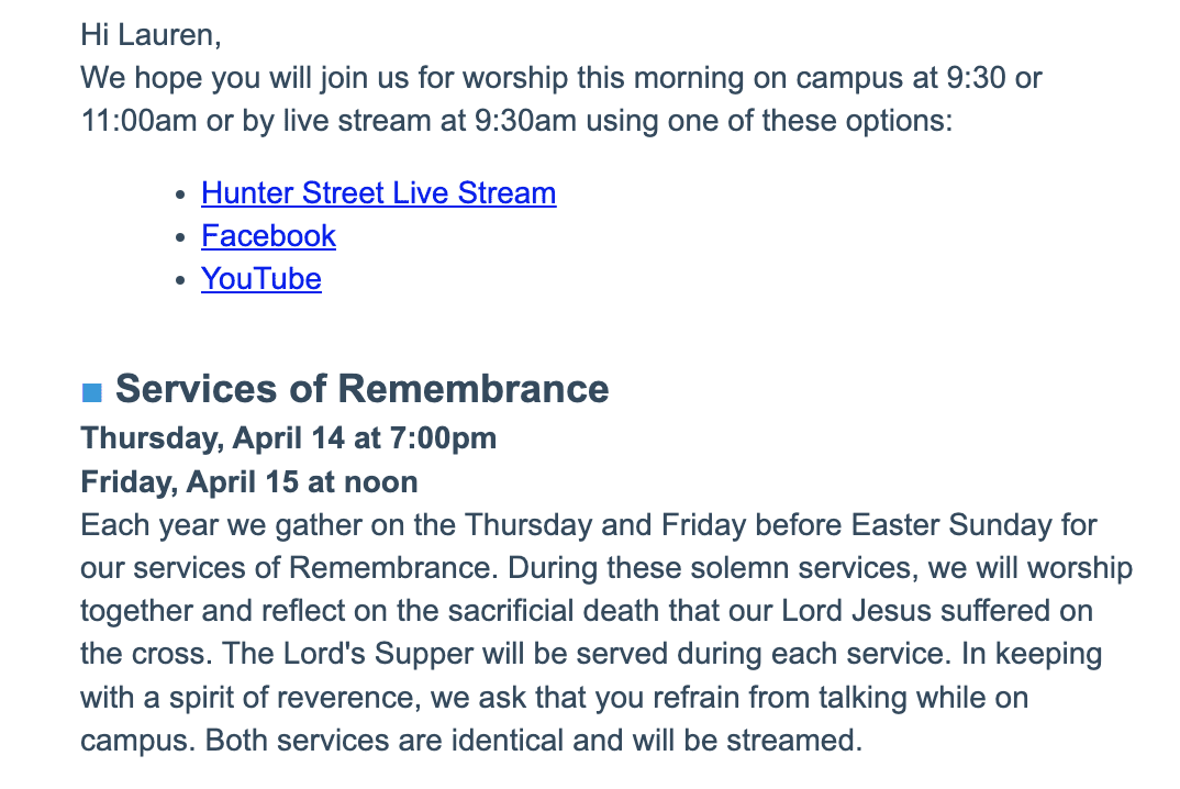 Best and Worst Examples of Religious Email Marketing Campaigns | The ...